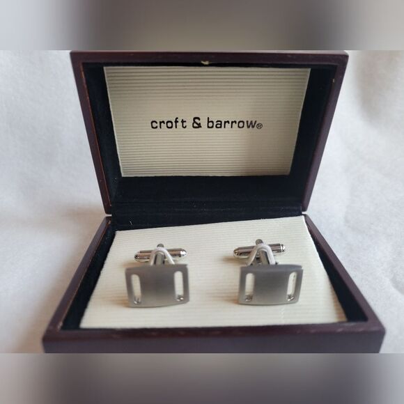 croft & barrow | Accessories | Croft Barrow Pewter Vintage Cuff Links ...